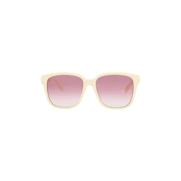 Alexander McQueen Square Frame Sunglasses - White