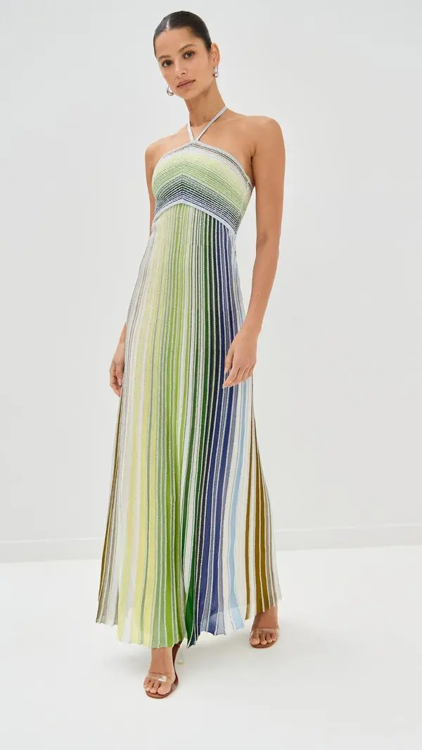 green emerald velvet dress M MISSONI Knit Dress - 6 US main image 1