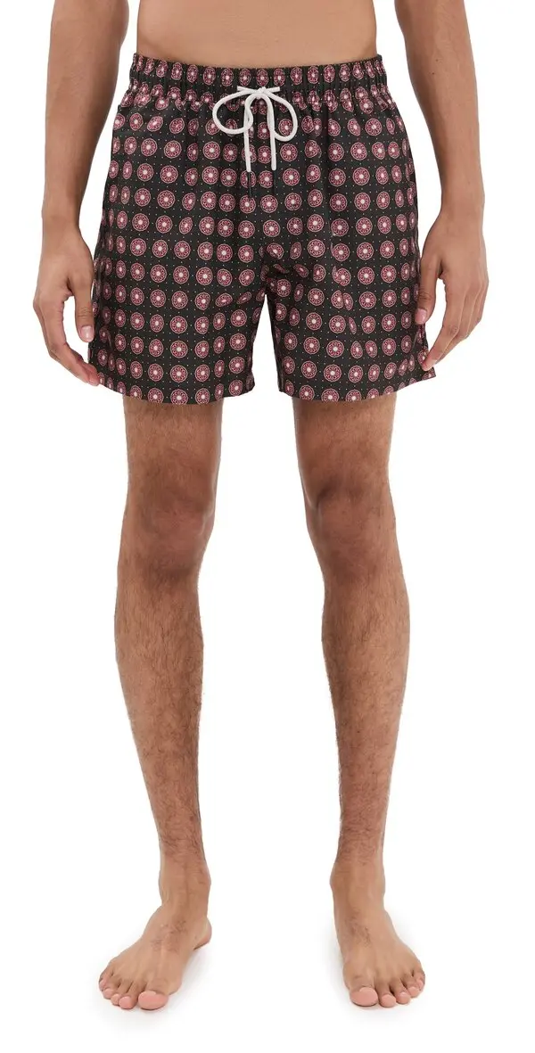 Oas Coffee Lumo Print Swim Shorts - Multi