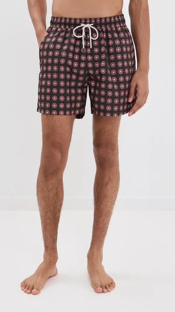 Oas Coffee Lumo Print Swim Shorts - Multi