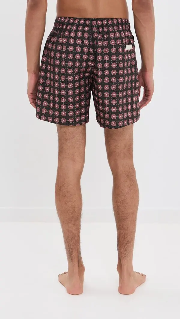 Oas Coffee Lumo Print Swim Shorts - Multi