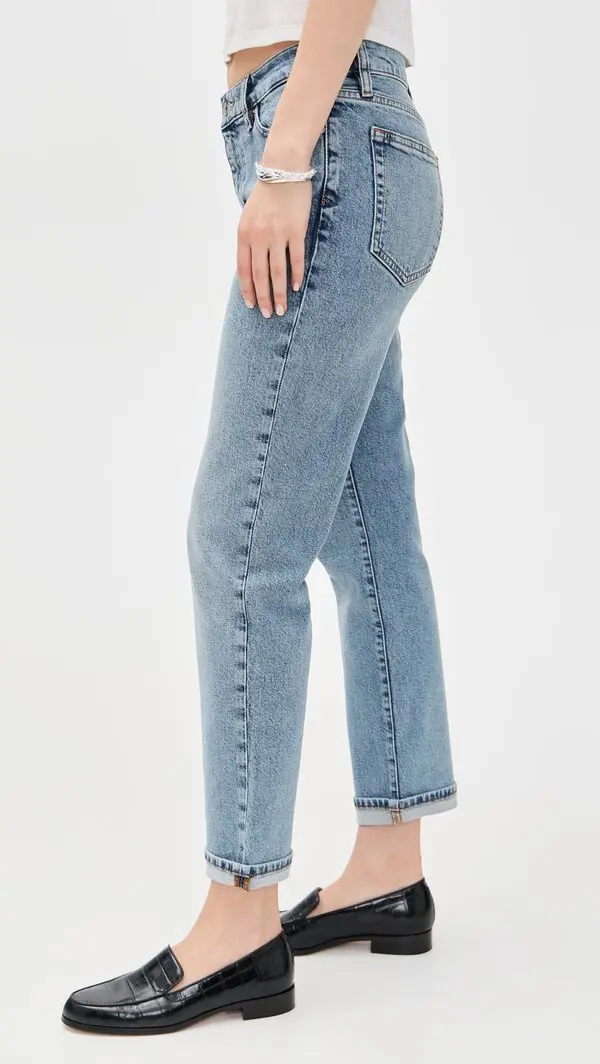 FRAME The Borrowed Straight Leg Jeans