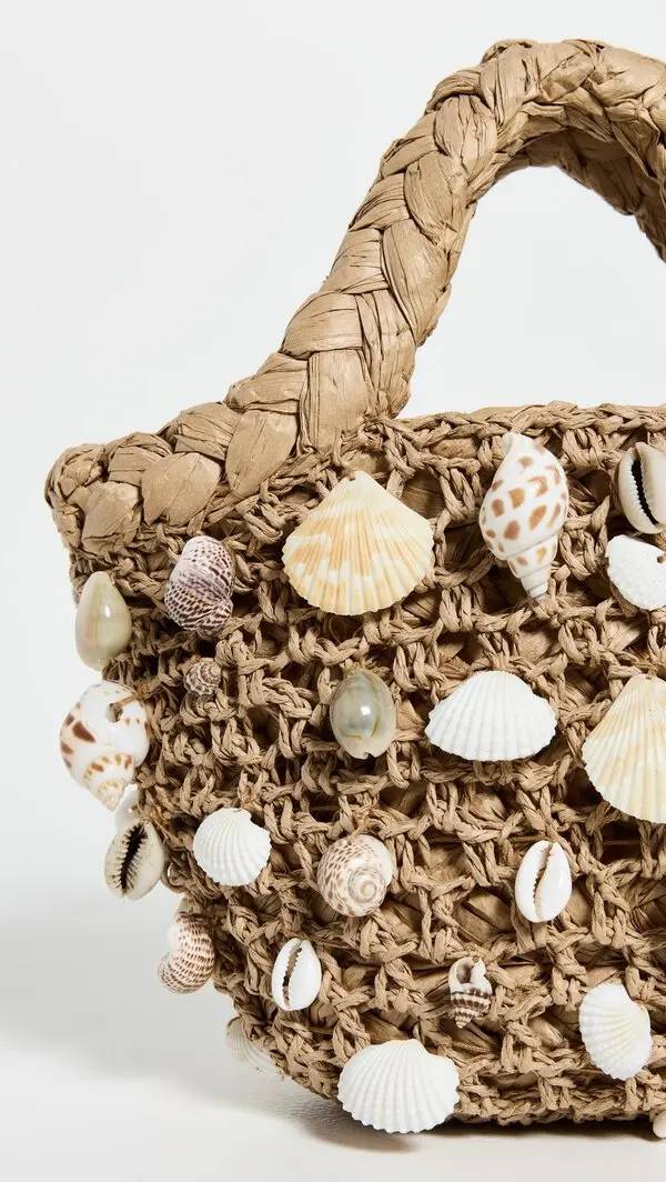 SIMONMILLER Shelly Raffia Bag - Natural