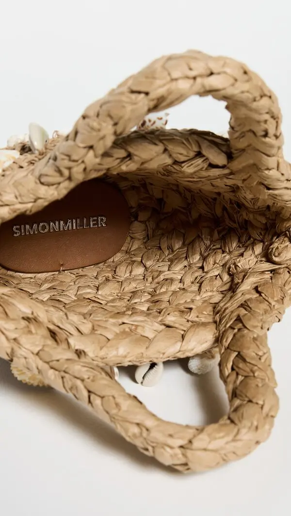 SIMONMILLER Shelly Raffia Bag - Natural