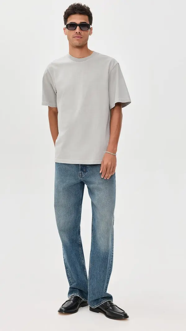 AGOLDE Asha Mock Neck Tee - Reflect
