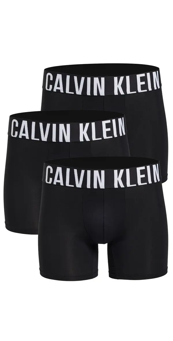 Calvin Klein Intense Power Micro Boxer Briefs 3 Pack - Black
