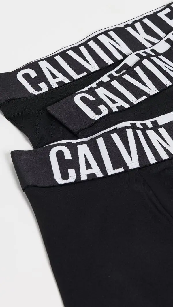 Calvin Klein Intense Power Micro Boxer Briefs 3 Pack - Black