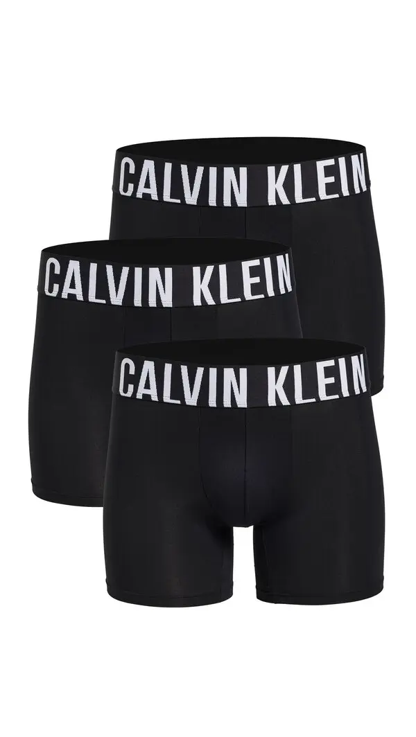 Calvin Klein Intense Power Micro Boxer Briefs 3 Pack - Black