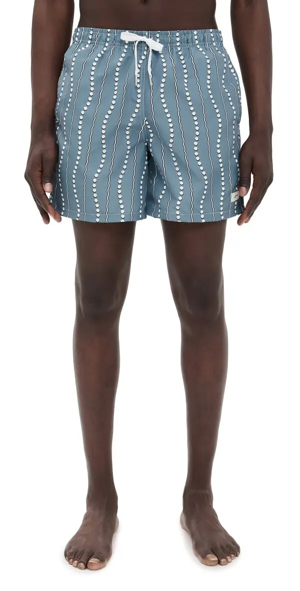 BATHER Ash Tidal Current Swim Trunks 5.5 - Grey