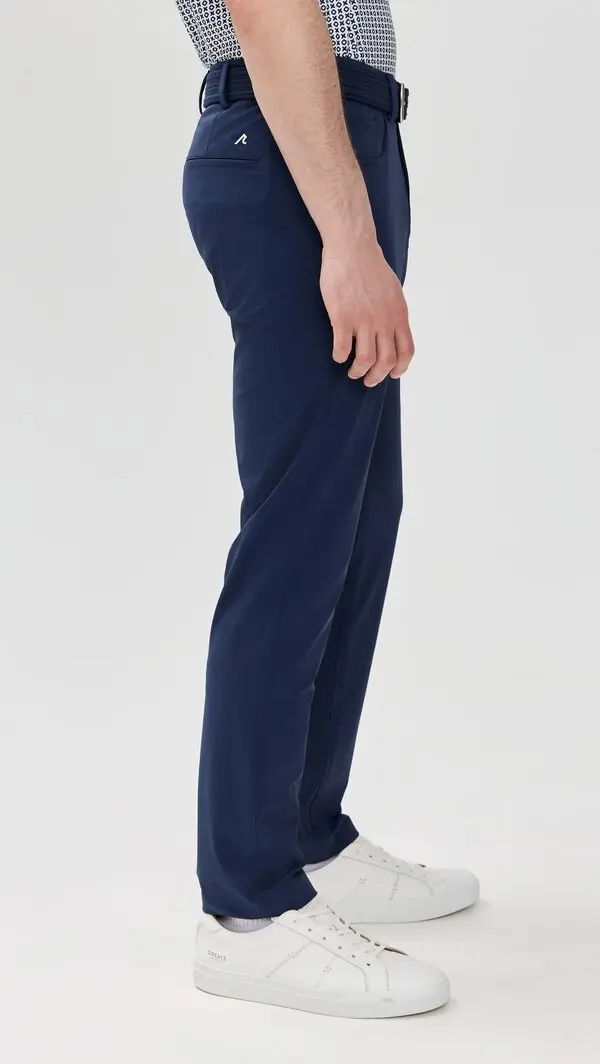 REDVANLY Kent Pull On Trousers - Navy