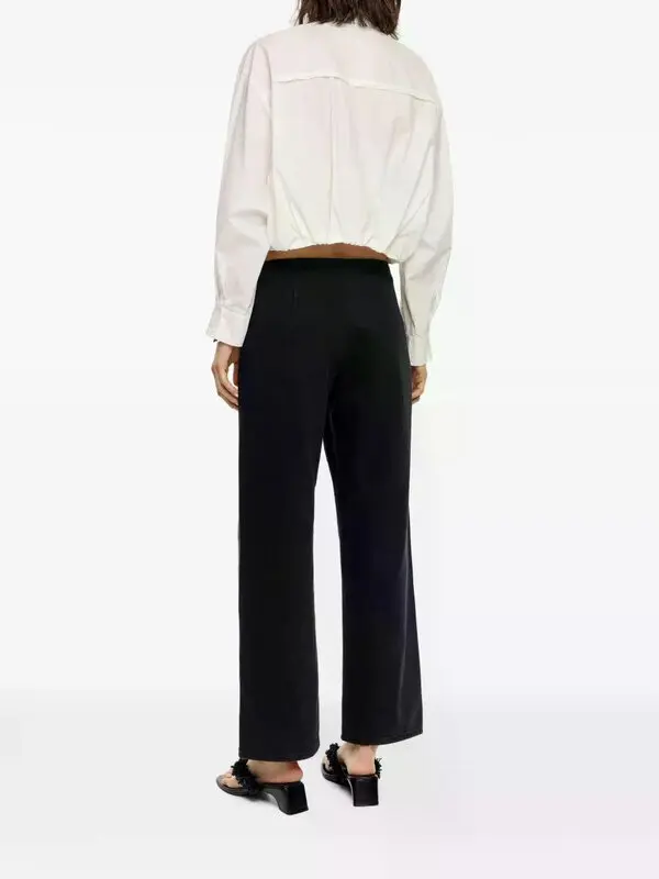 Bimba Y Lola Cropped Straight Leg Jeans