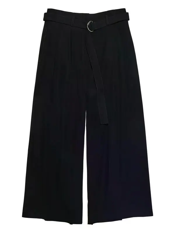 Bimba Y Lola Belted Cropped Trousers