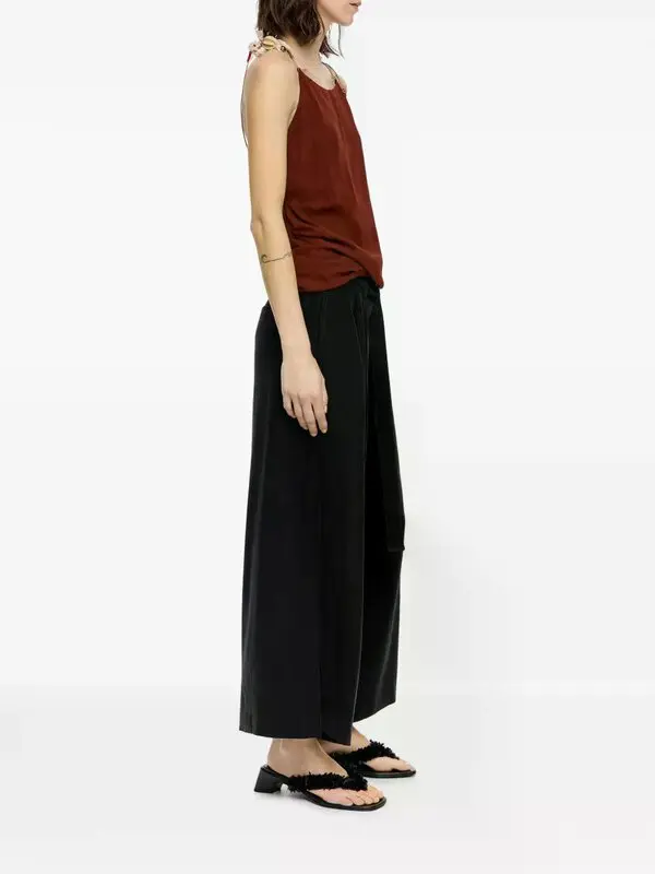 Bimba Y Lola Belted Cropped Trousers