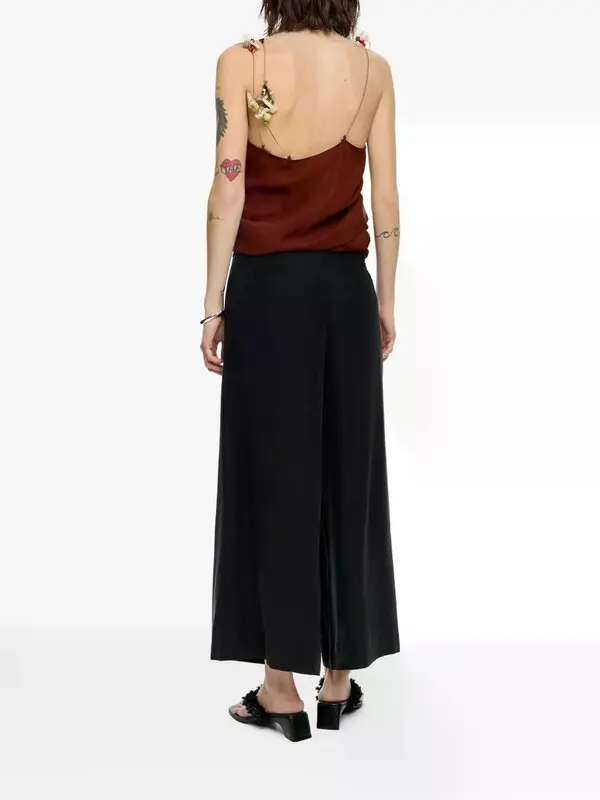 Bimba Y Lola Belted Cropped Trousers