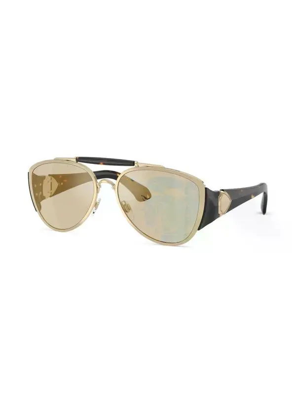 Burberry Tortoise-shell Pilot Sunglasses