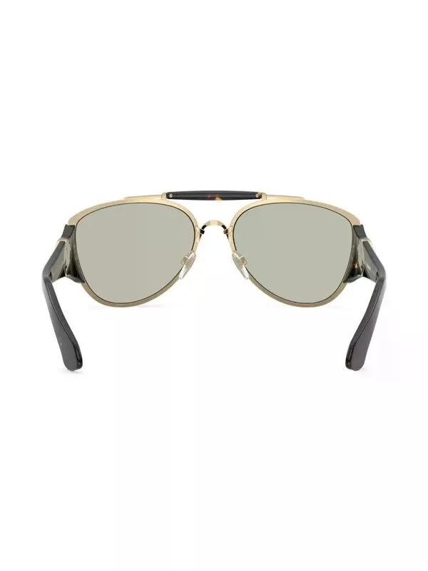 Burberry Tortoise-shell Pilot Sunglasses