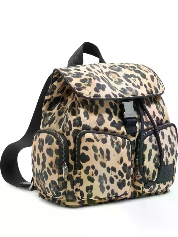 Bimba Y Lola Leopard-print Backpack