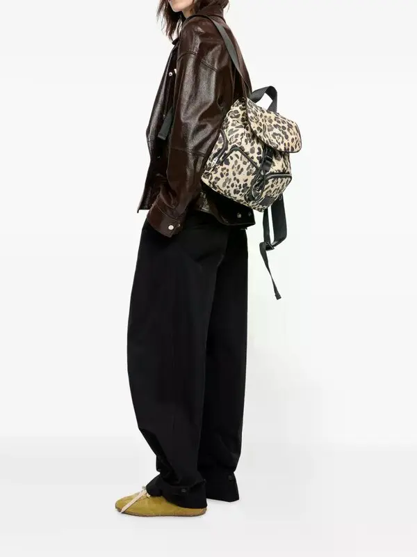 Bimba Y Lola Leopard-print Backpack