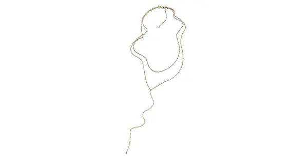 Jennifer Zeuner Jewelry Ace Lariat Necklace - One-color
