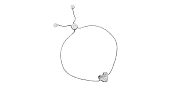 Jennifer Zeuner Jewelry Chara Heart Charm Bracelet - One-color
