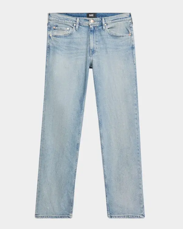 Paige Doheny Relaxed Straight-leg Jeans - Mdblue