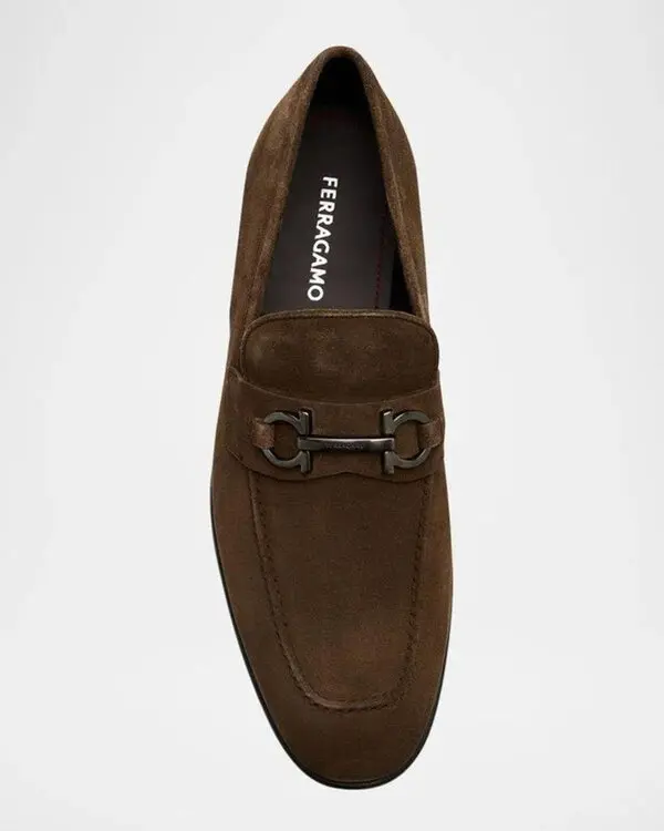 FERRAGAMO Foster Suede Loafers