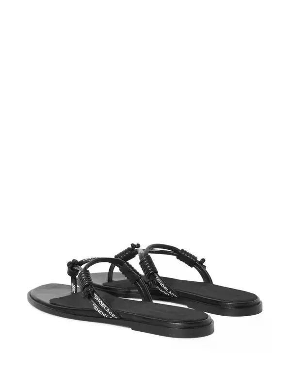 Off-White Sholace Sandals - Black