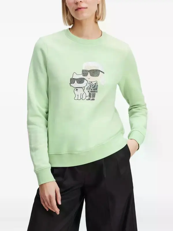 Karl Lagerfeld Ikon Karl & Choupette Sweatshirt