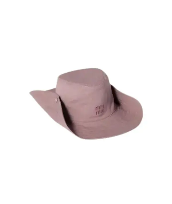 Miu Miu Gabardine Cowboy Hat - Raspberry