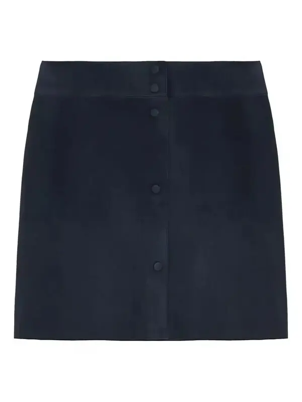 YVES SALOMON Suede Skirt