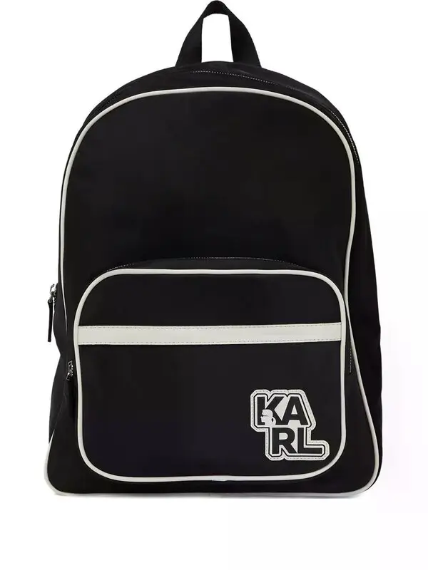 Karl Lagerfeld Logo Backpack - Black