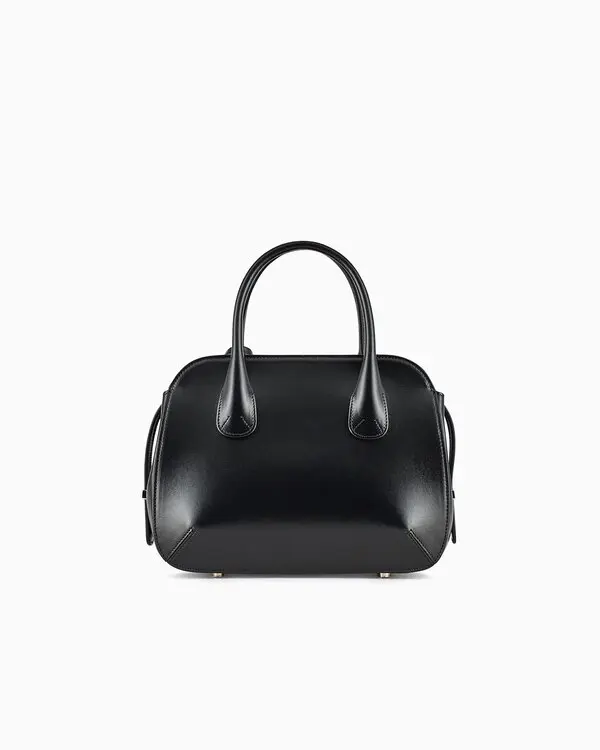 Giorgio Armani Small La Prima Boston Bag - Black | Editorialist