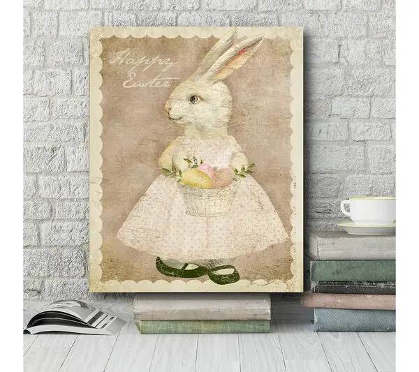 COURTSIDE MARKET Baby Bunny 20x24 Canvas Wall A Rt - One-color