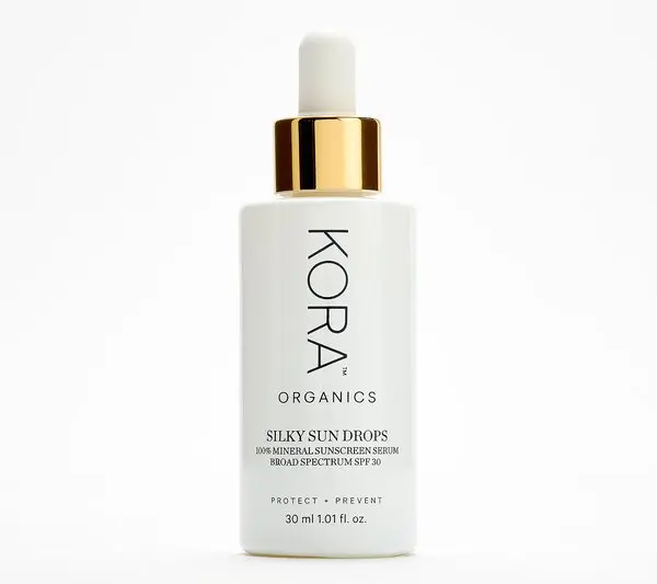 KORA ORGANICS Silky Sun Drops 100% Mineral Sunscreen Serum - One-color