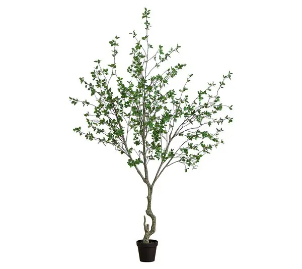 NEARLY NATURAL 10' Minimalist Citrus Artificial Tree - One-color