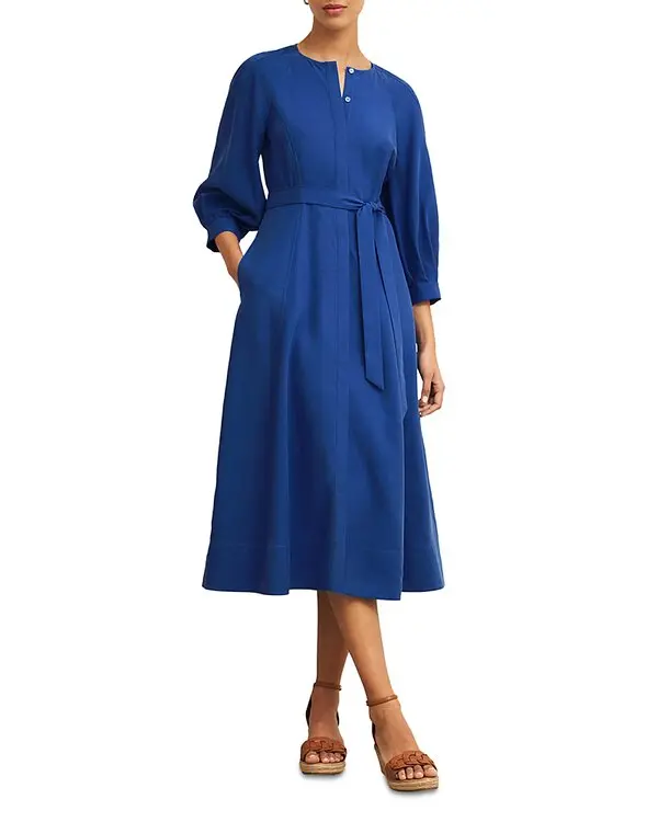 HOBBS LONDON Una Midi Dress - Atlantic Blue