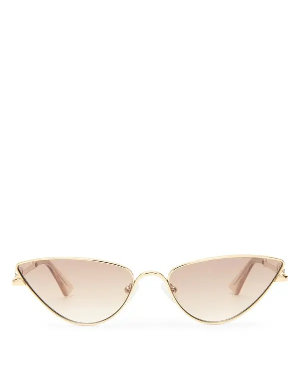 Le Specs The Soiree 60mm Cat Eye Sunglasses - Gold