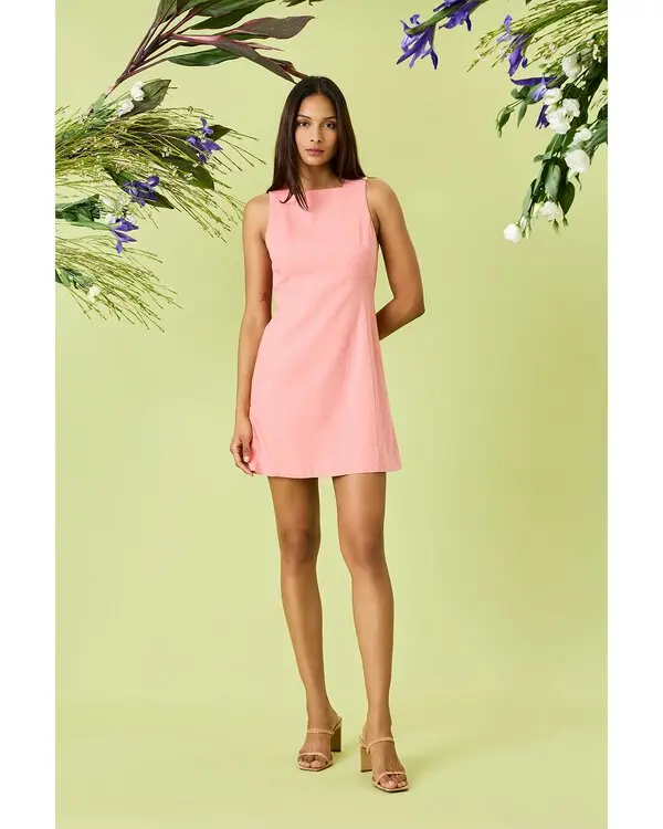 Maggy London Mini Dress - Brandied Apricot
