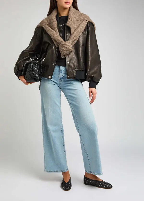 FRAME Le Slim Palazzo Wide-leg Jeans