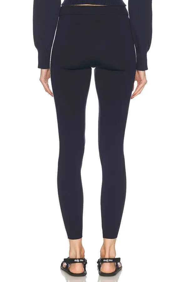 Miu Miu Mid-rise Knit Leggings