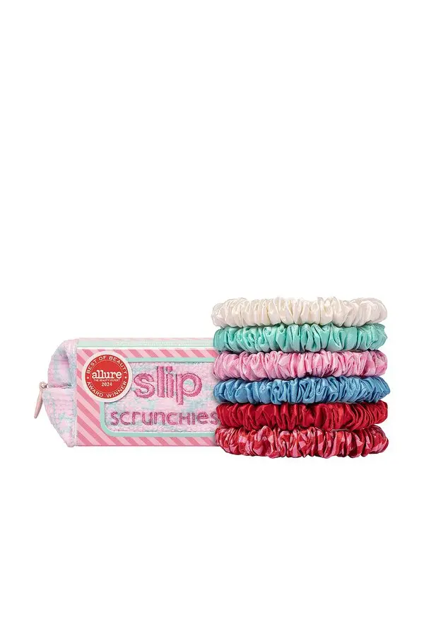 Slip Skinny Scrunchies Set Of 6 - High Tide