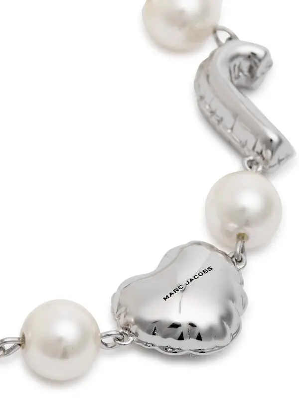 Marc Jacobs Mj Balloon Charm Bracelet In Silver - 50% Off