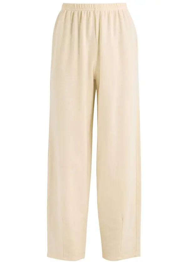 American Vintage Ofybow Cotton-blend Trousers - Cream