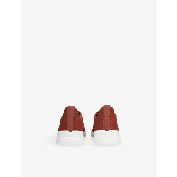 Zegna X3 Triple Stitch Woven Low-top Trainers - Red/other