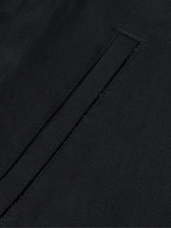 Visvim Mayfield Velour-trimmed Wool And Linen-blend Bomber Jacket
