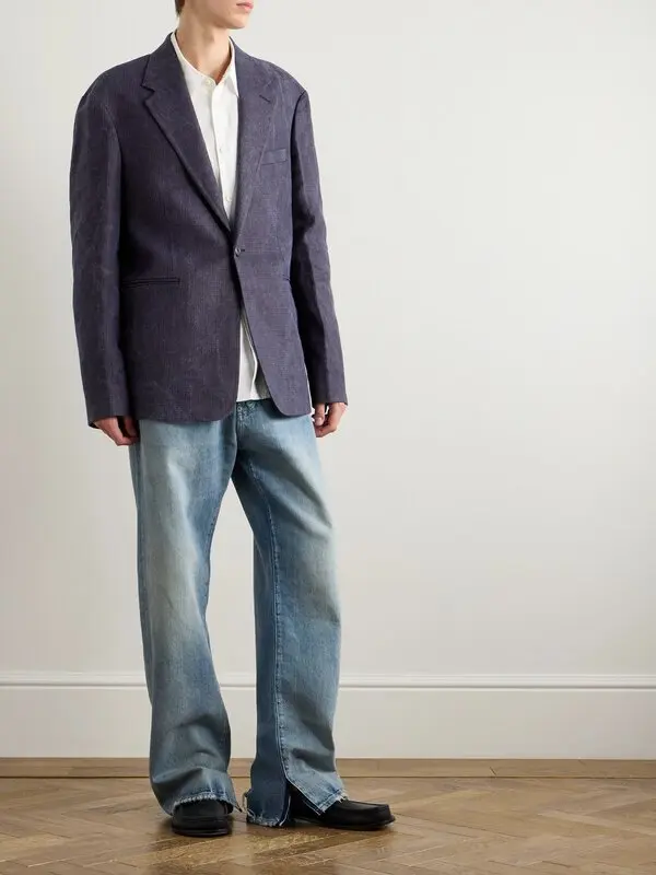 Our Legacy Shinjuku Textured-linen Blazer