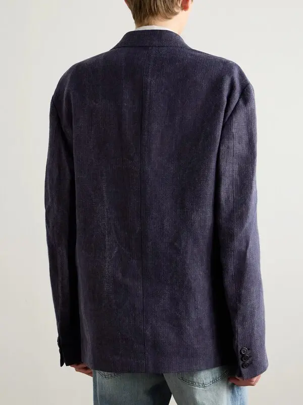 Our Legacy Shinjuku Textured-linen Blazer