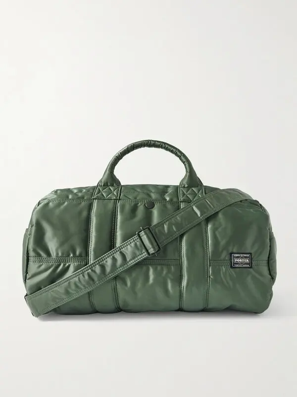 PORTER-YOSHIDA & CO Tanker Drum Weekend Bag - Green
