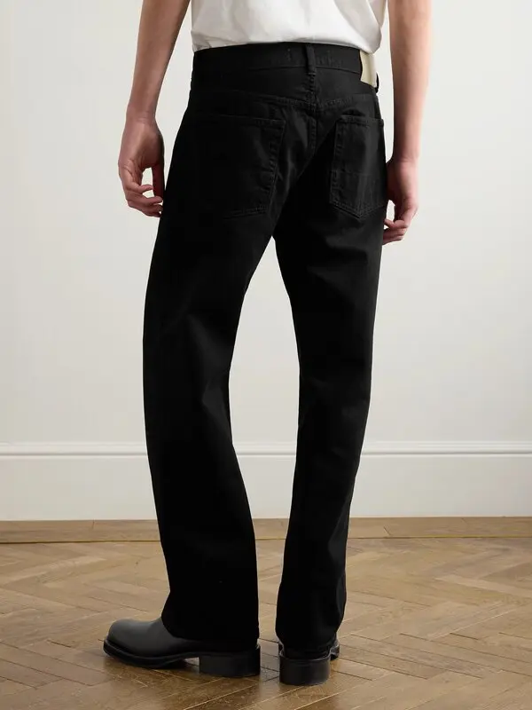 Our Legacy Third Cut Straight-leg Selvedge Jeans - Black