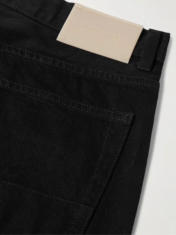 Our Legacy Third Cut Straight-leg Selvedge Jeans - Black